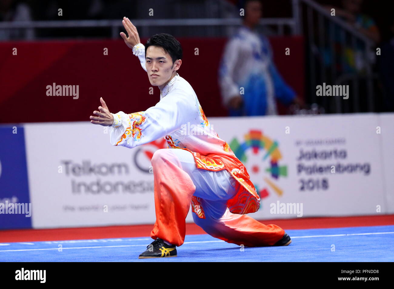 Jakarta, Indonesia. 21st Aug, 2018. Tomohiro Araya (JPN) Wushu : Men's Taijiquan at JIExpo ...
