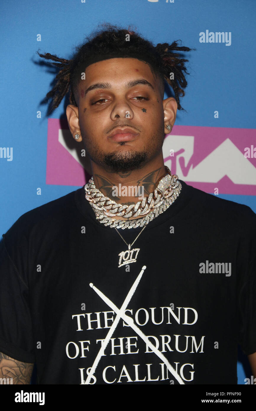 New York City, New York, USA. 20th Aug, 2018. Rapper LIL PURPP attends ...