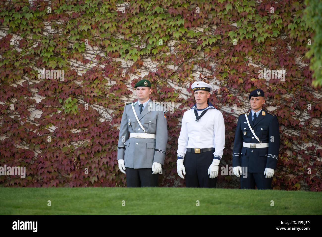 Berlin, Germany. 22nd Aug, 2018. Soldiers of the German Armed Forces ...