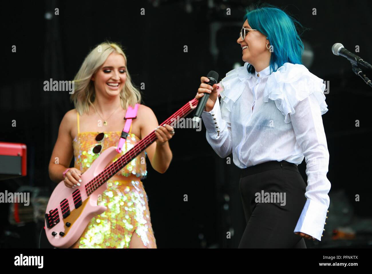Amy Sheppard, Sheppard on stage for Billboard Hot 100 Music Festival ...