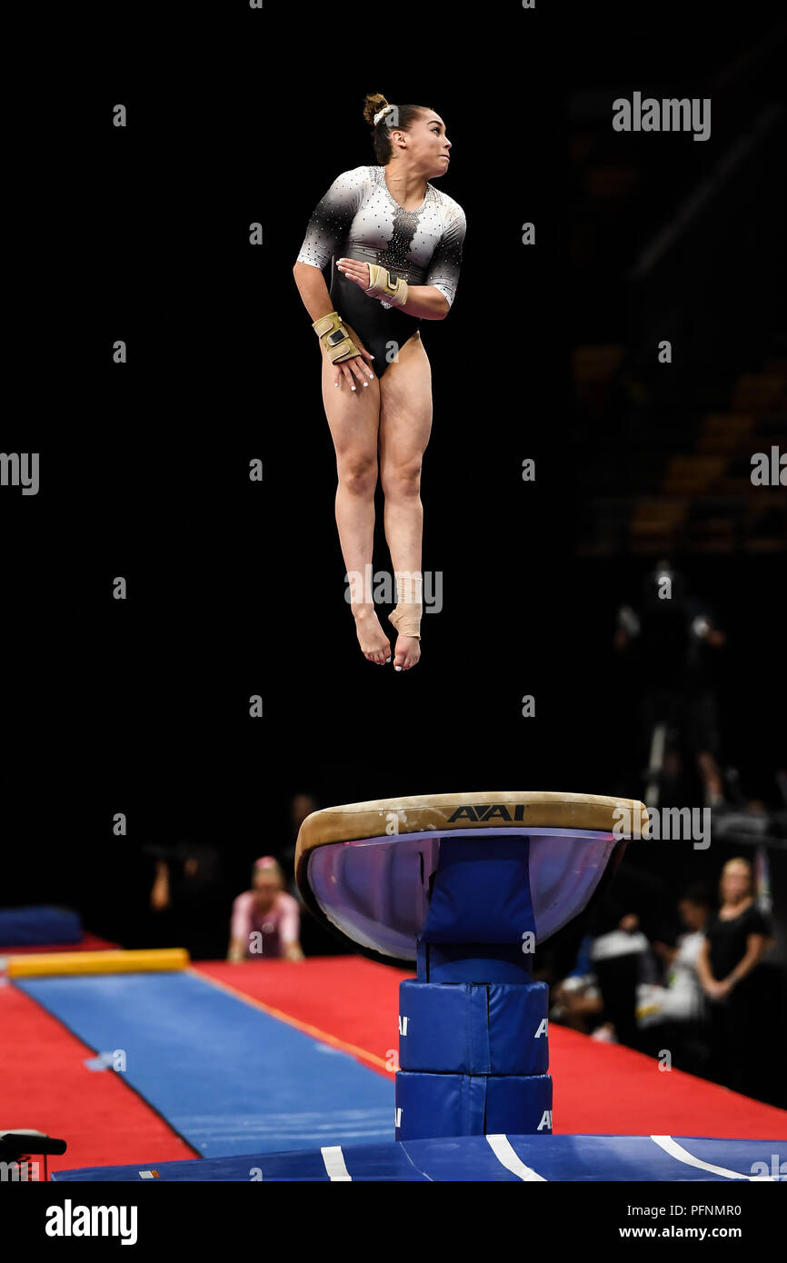 August 19, 2018 - Boston, Massachussetts, U.S - DEANNE SOZA competes on ...