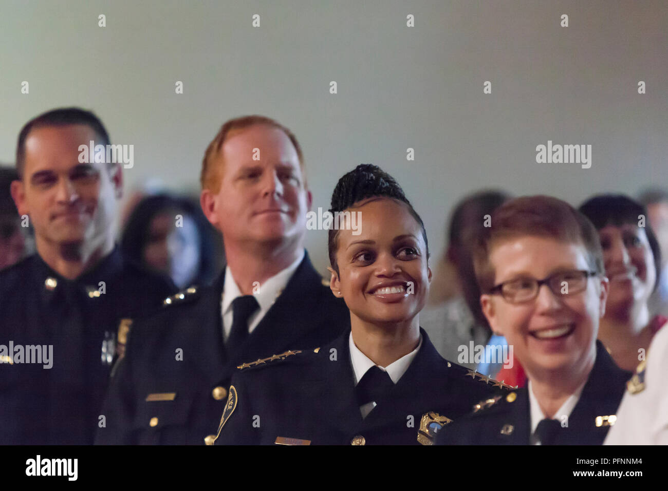 Seattle, Washington: Members of the Seattle Police Department at the ...
