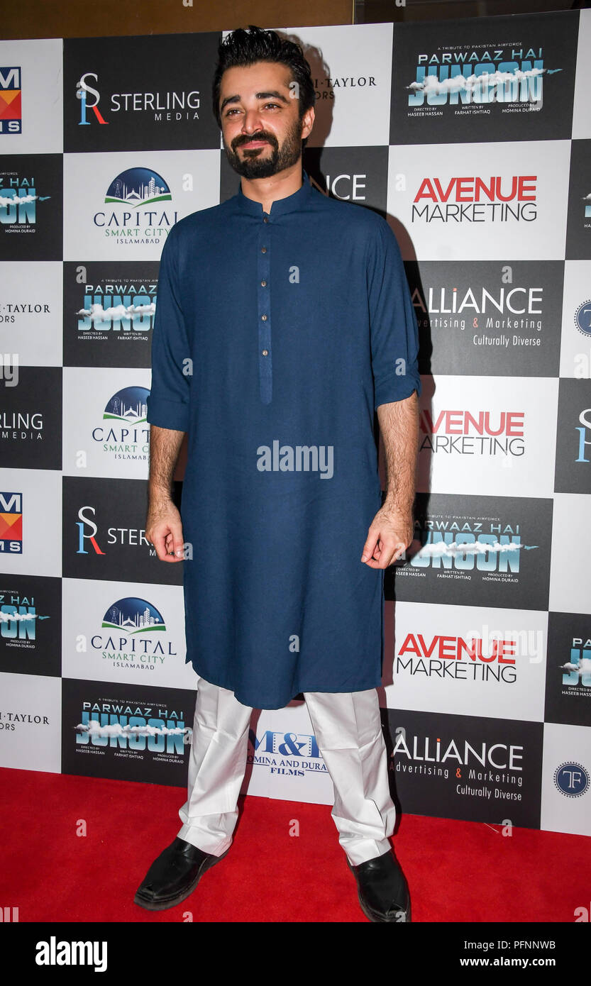 London, UK. 22nd Aug, 2018. Hamza Ali Abbasi attend Photocall in London ...