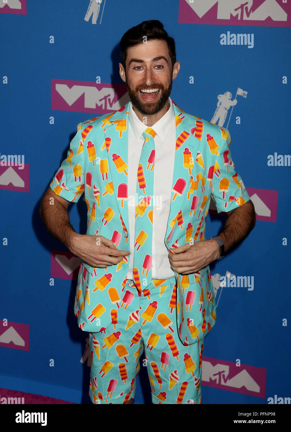 New York City, New York, USA. 20th Aug, 2018. HQ host SCOTT ROGOWSKY ...