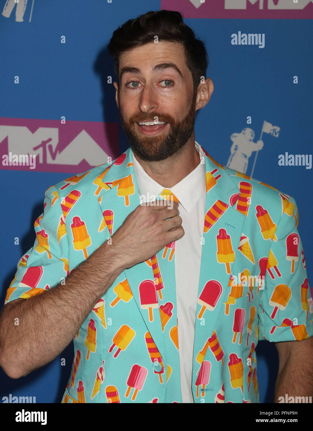 New York City, New York, USA. 20th Aug, 2018. HQ host SCOTT ROGOWSKY ...
