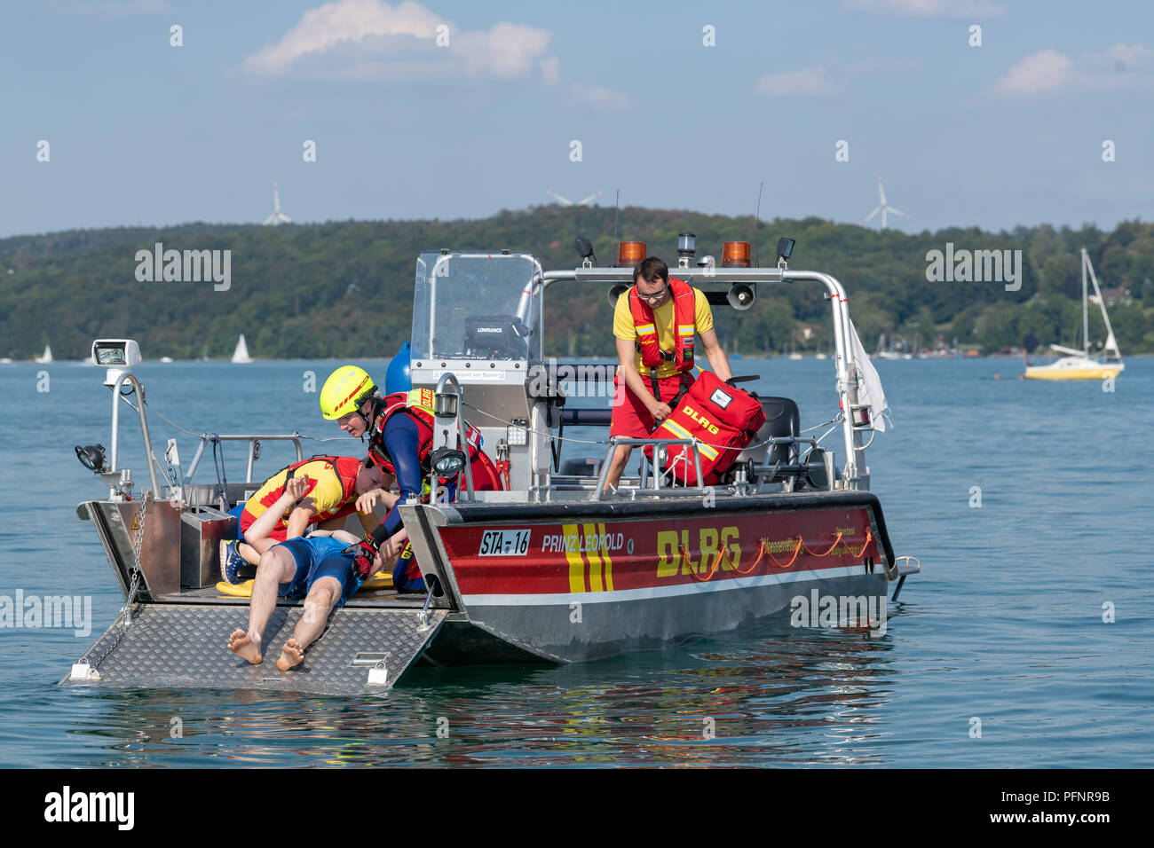 Man drowning boat hi-res stock photography and images - Alamy