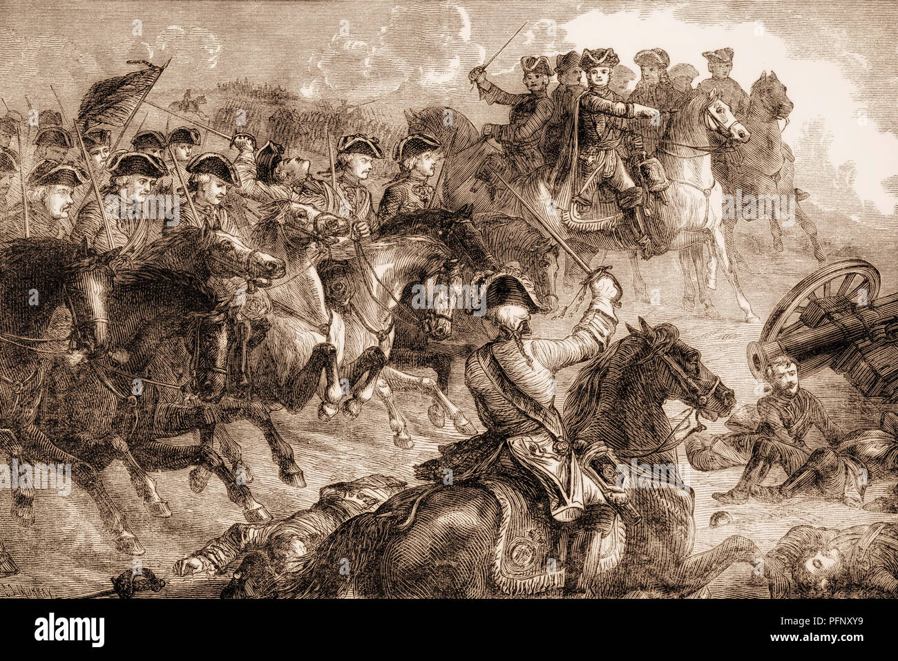 Battle dettingen george ii hi-res stock photography and images - Alamy