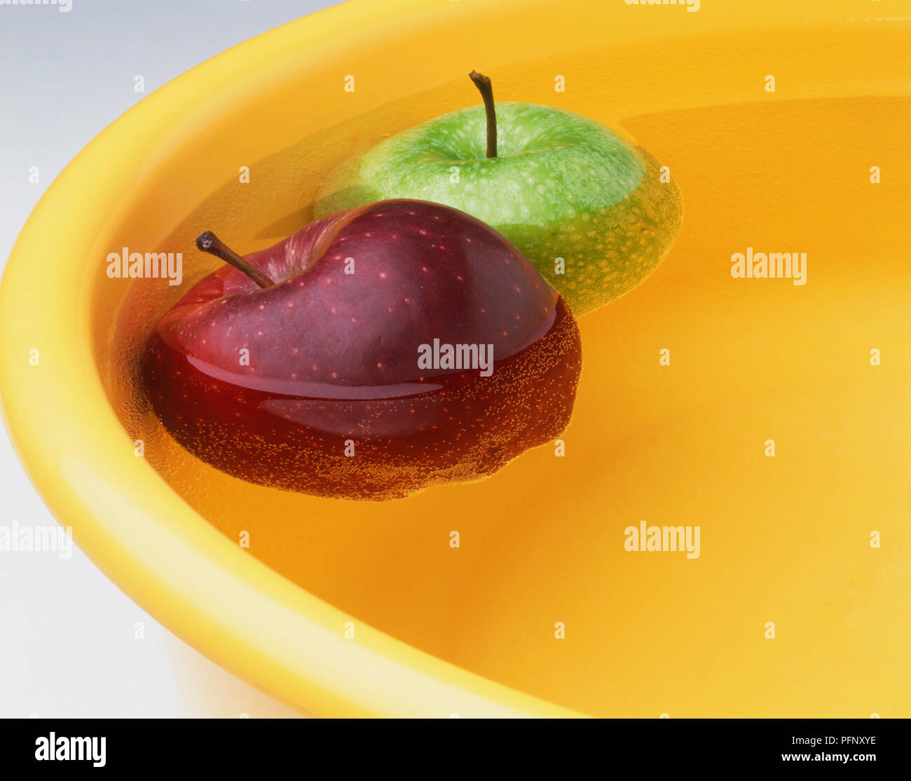 Floating apple hi-res stock photography and images - Alamy