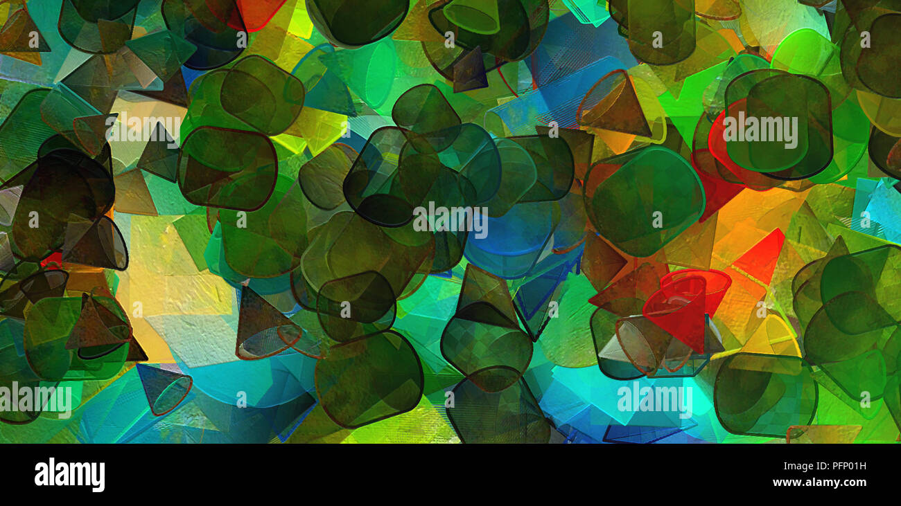 Hand drawing wall poster print. Abstract art. Oil painting ...