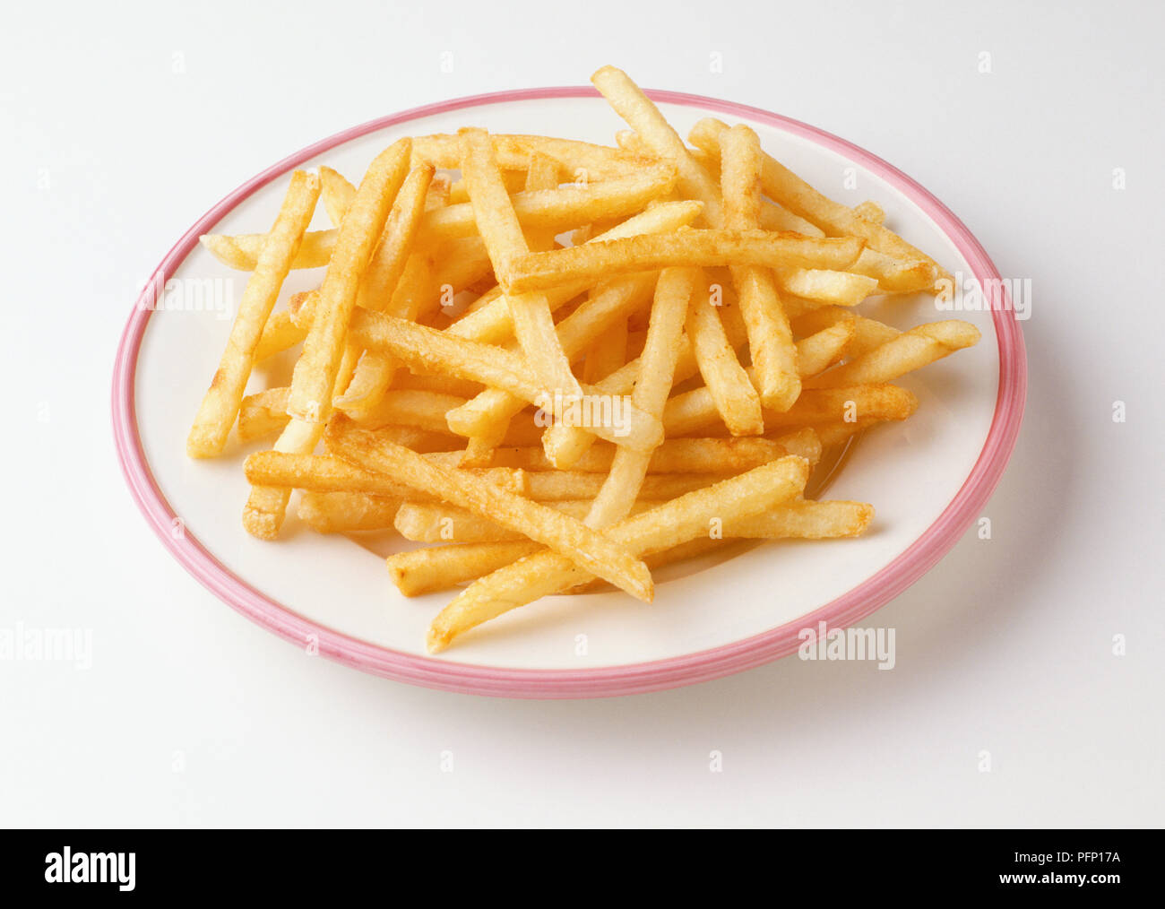 Plate of French fries Stock Photo - Alamy
