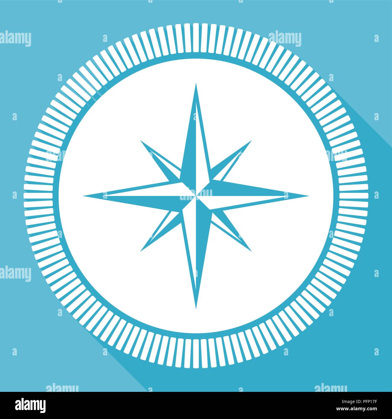 Blue Navigation Button