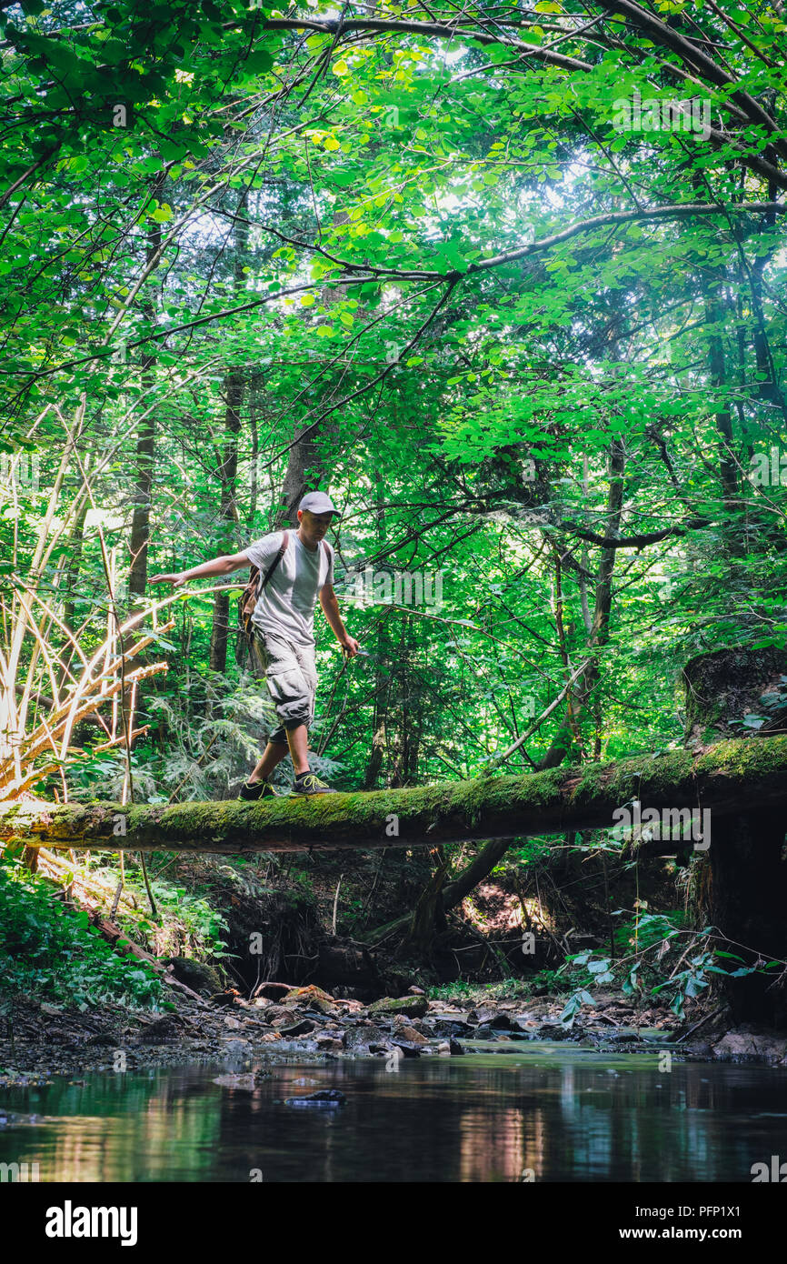 Man at mountains hi-res stock photography and images - Alamy