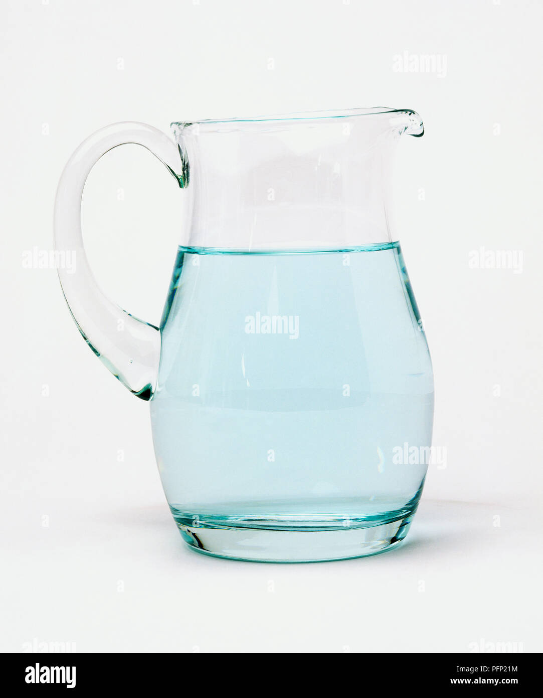 Jug of water, side view Stock Photo - Alamy