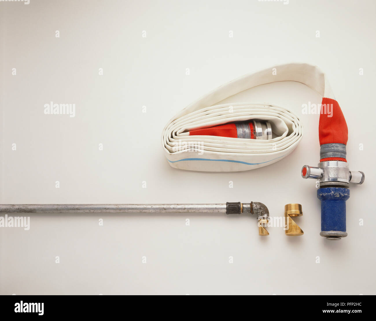 Fire hose and pipe Stock Photo - Alamy