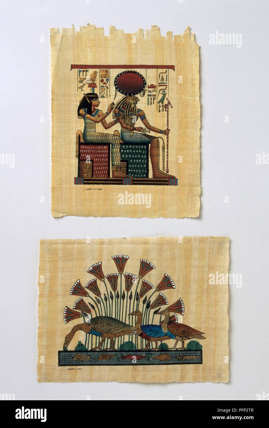Egyptian papyrus art hi-res stock photography and images - Alamy