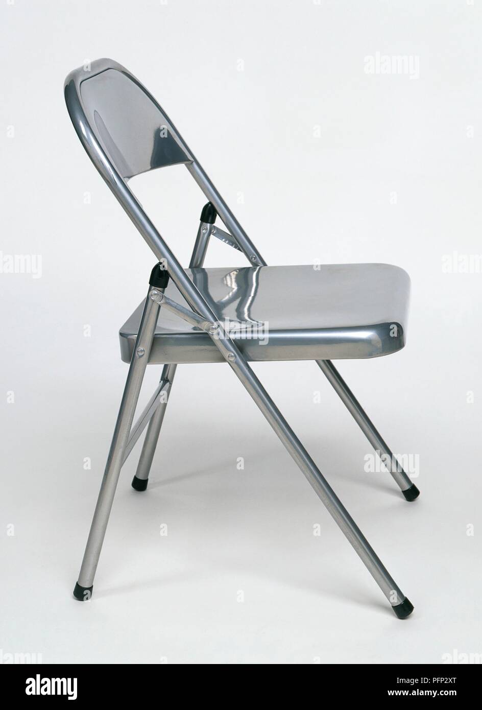 Modern metal chair Stock Photo - Alamy