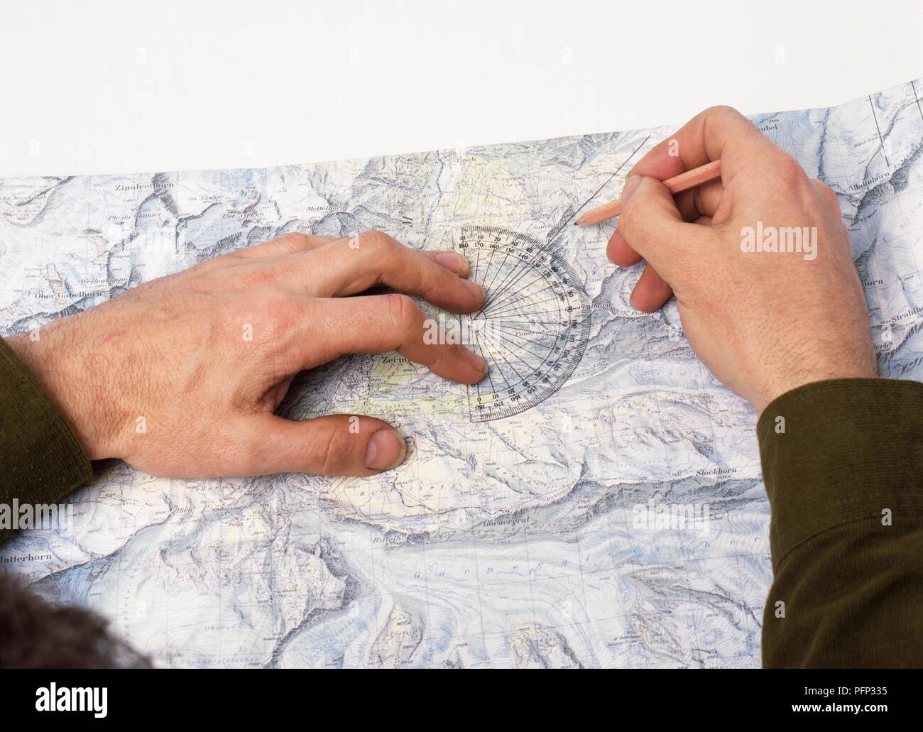 Plotting map hi-res stock photography and images - Alamy