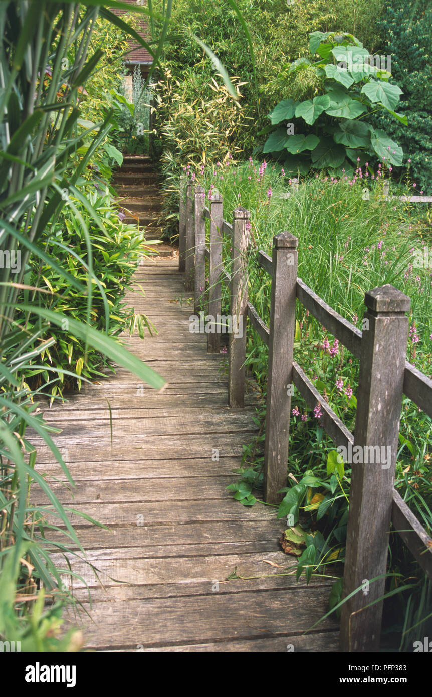 Timber steps hi-res stock photography and images - Alamy