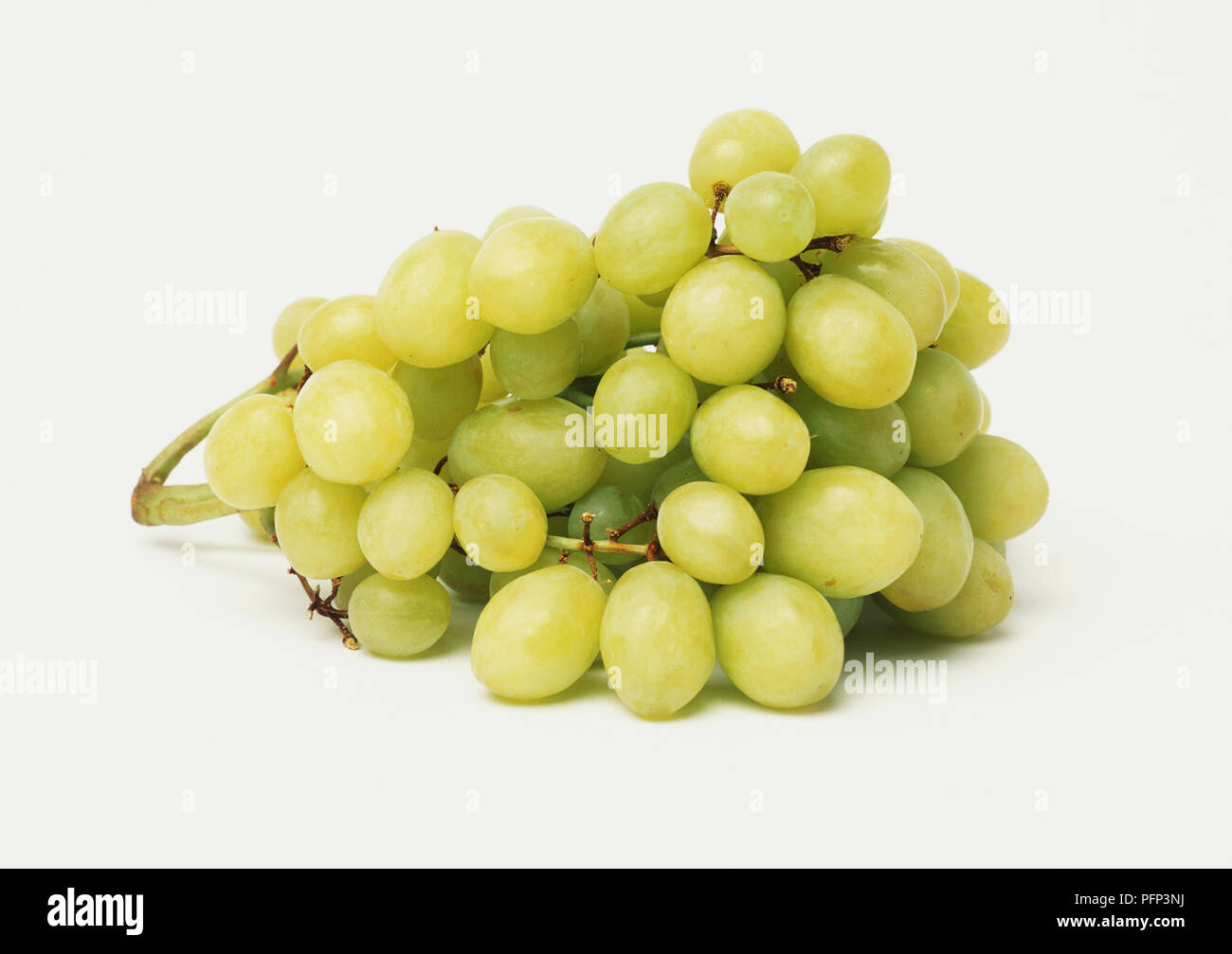 Bunch of green grapes Stock Photo - Alamy