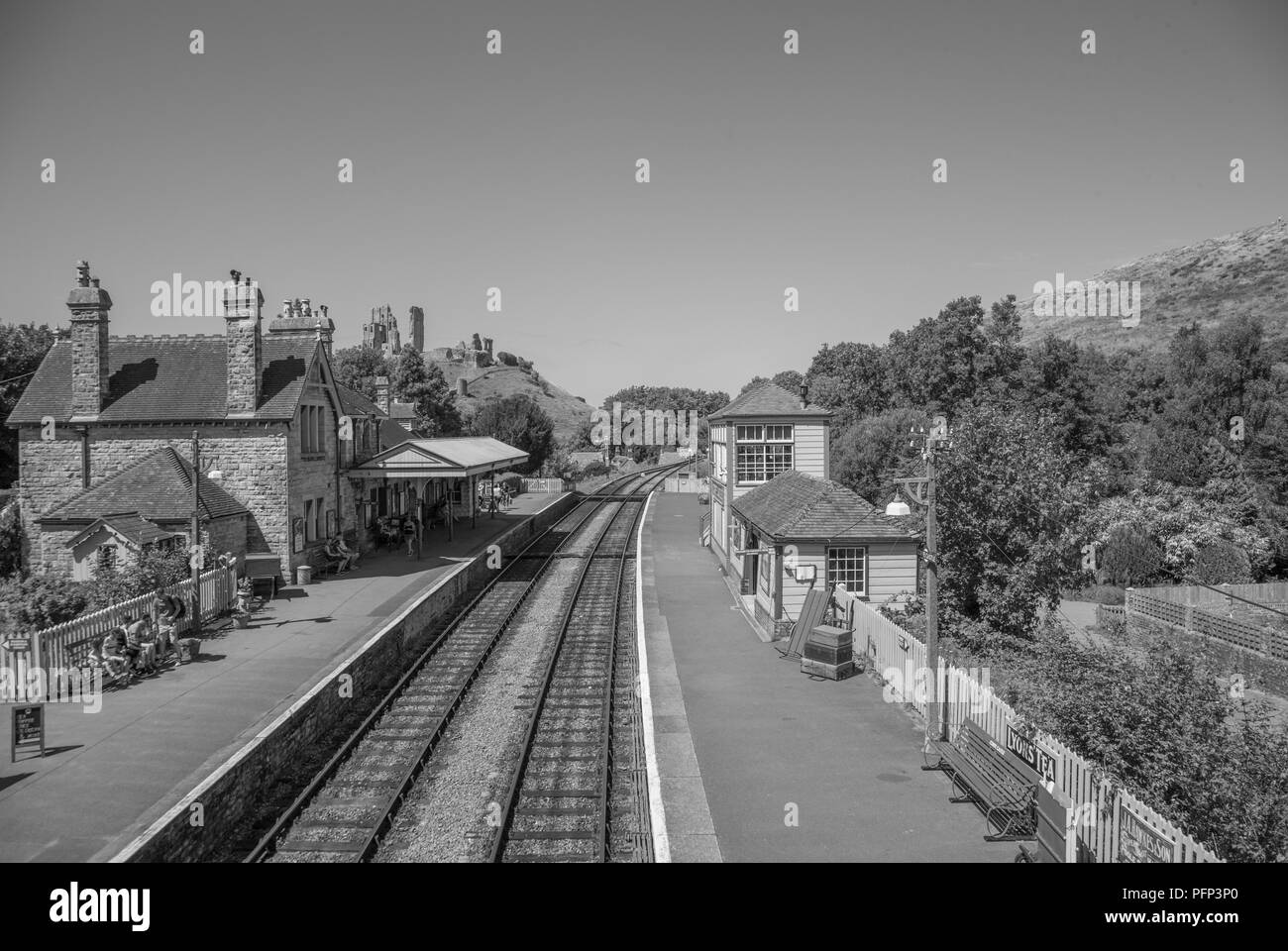 Train in bournemouth Black and White Stock Photos & Images - Alamy