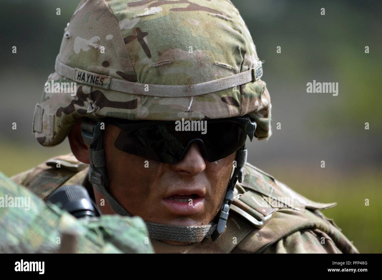 A Soldier assigned to the 2nd Battalion, 27th Infantry Regiment, 3rd ...