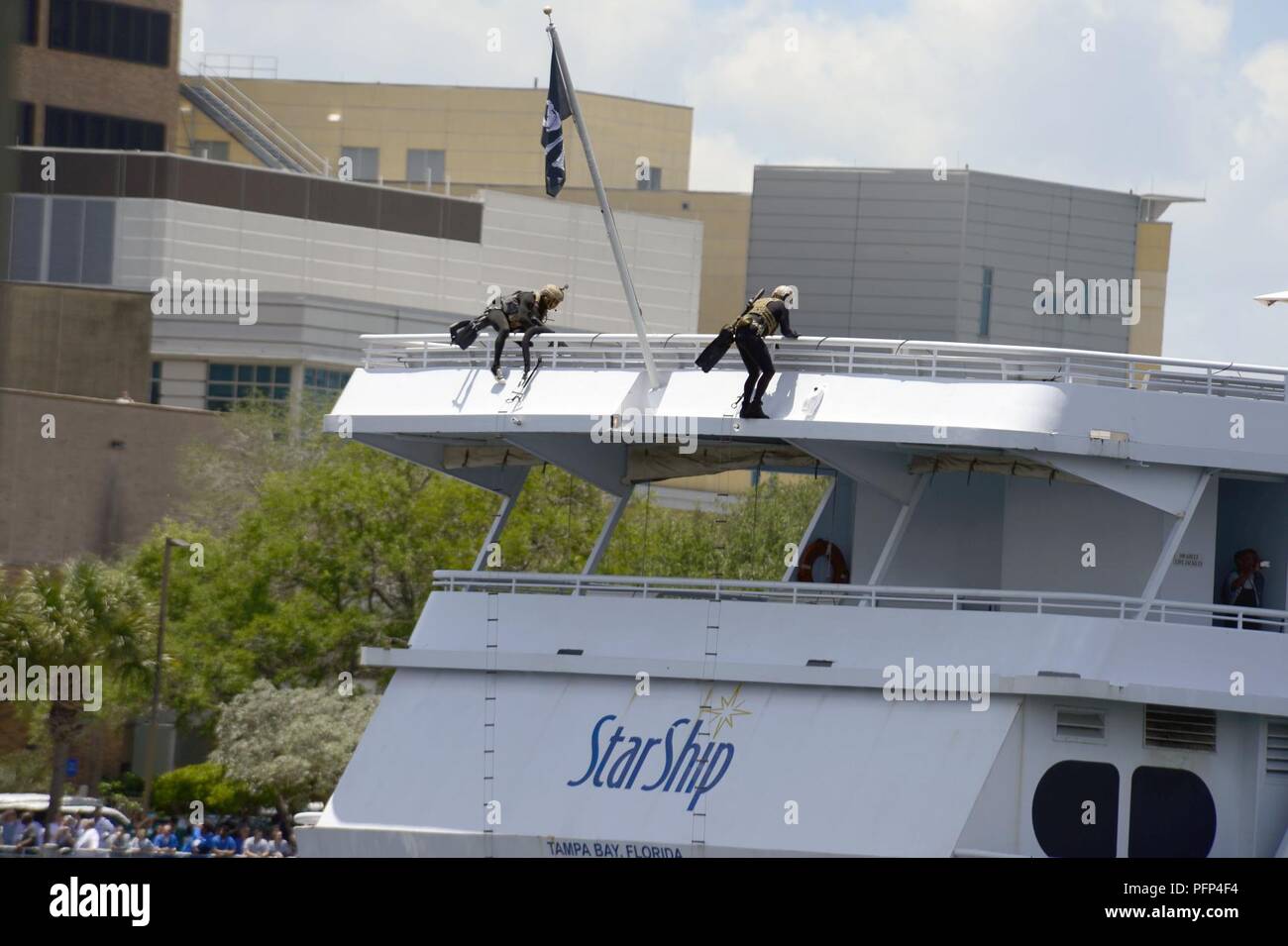 Multinational special operations forces assault a simulated enemy ...