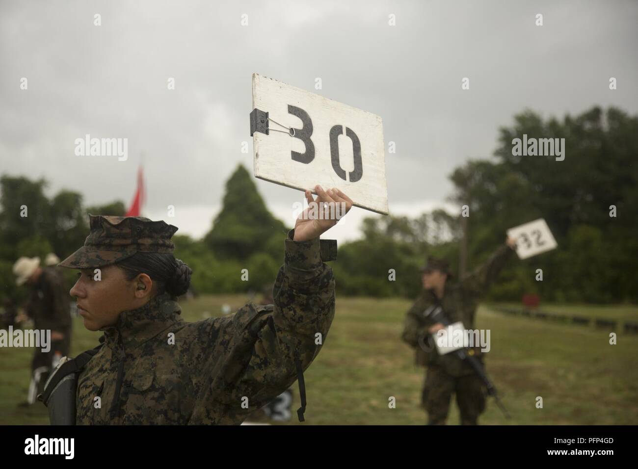 U.S. Marine Corps Rct. Lucero Aguilar, with Platoon 4023, Papa Company ...