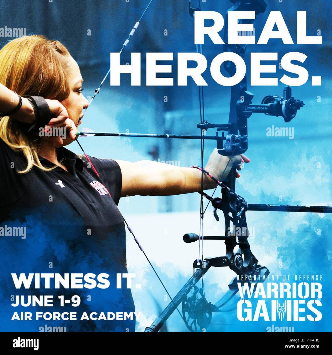 Warrior Games poster Stock Photo - Alamy
