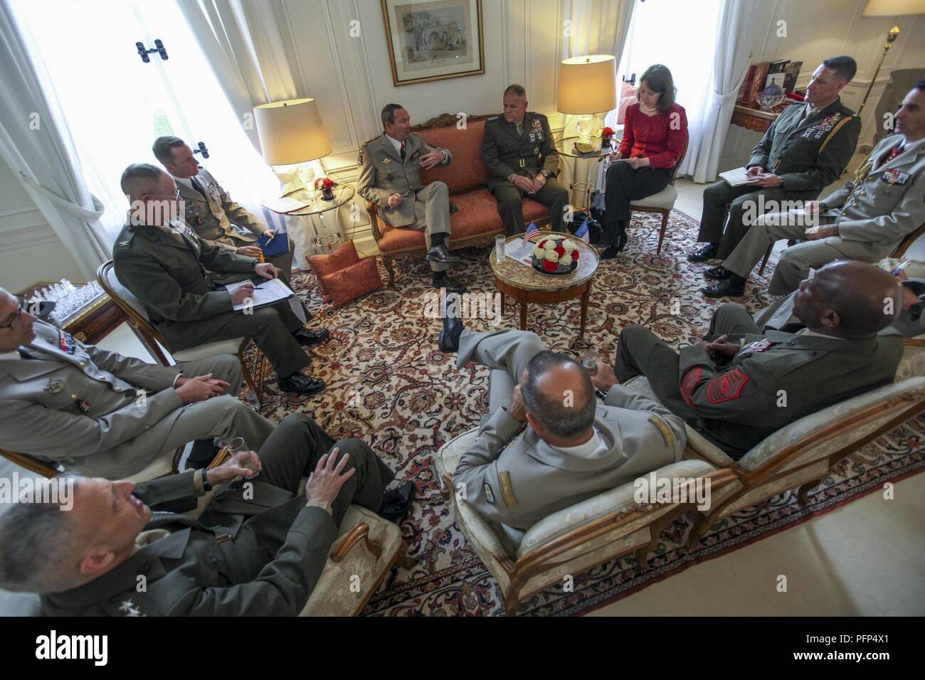 Commandant of the Marine Corps Gen. Robert B. Neller meets with French ...
