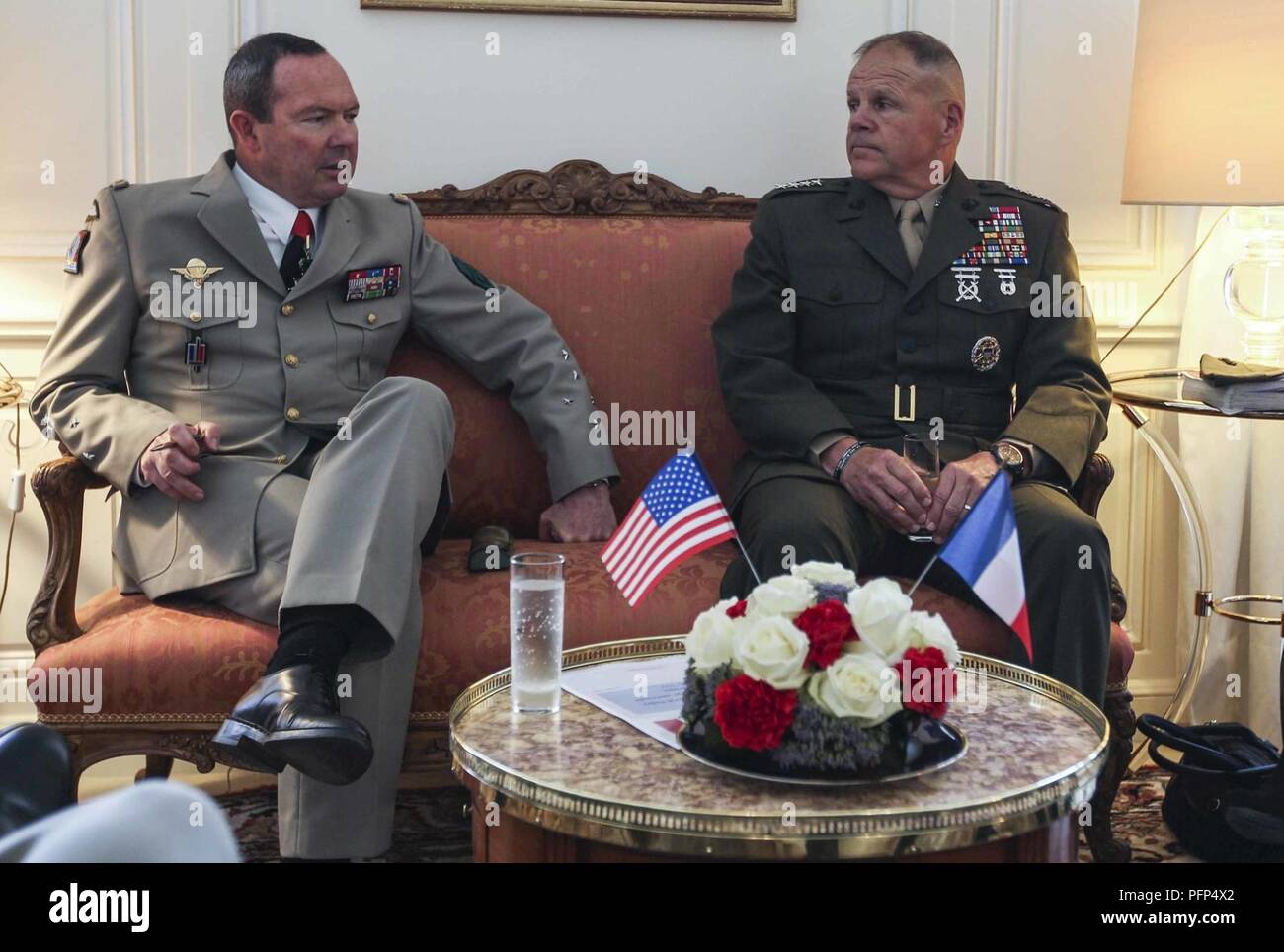 Commandant of the Marine Corps Gen. Robert B. Neller meets with French ...