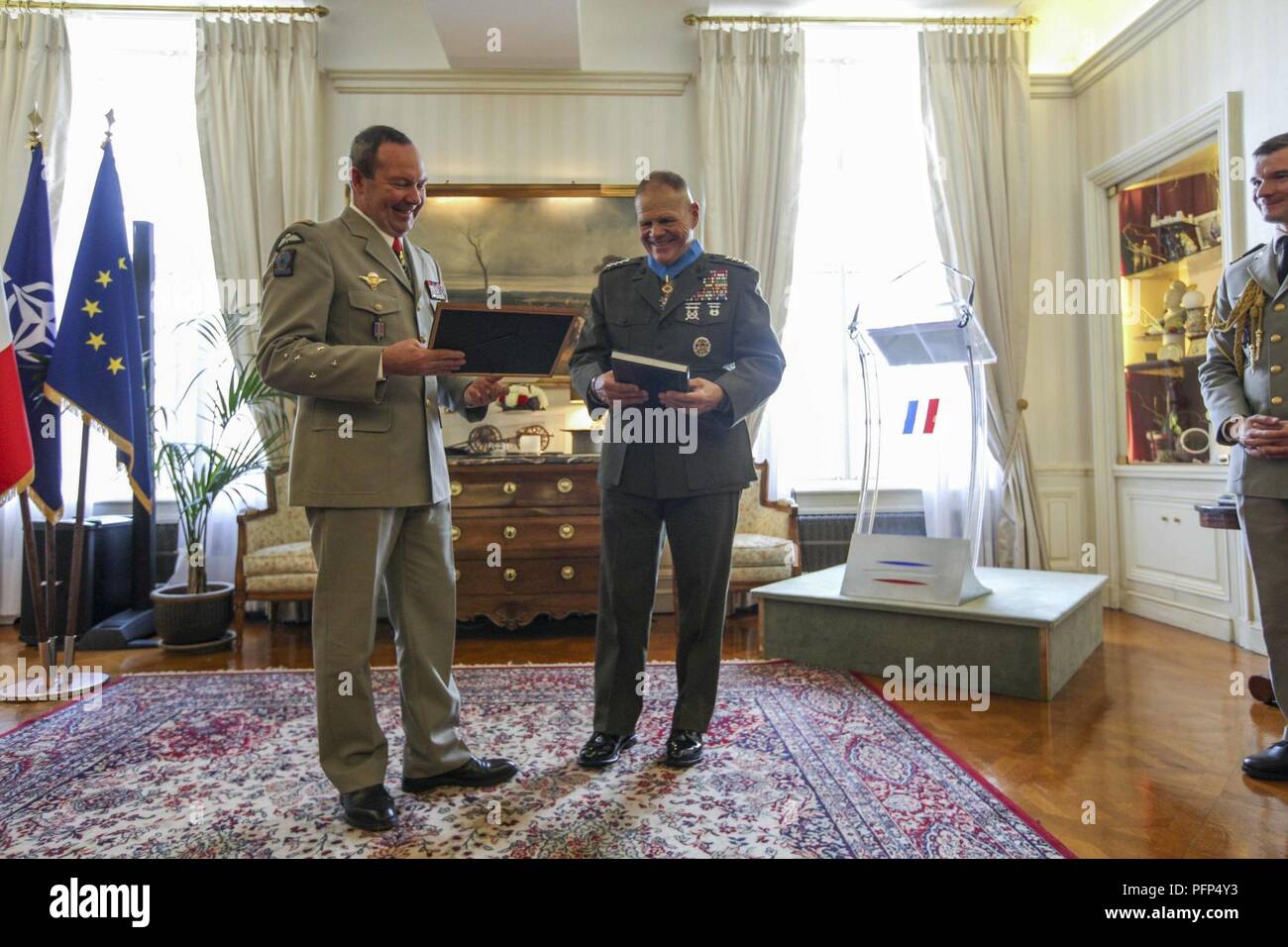 Commandant of the Marine Corps Gen. Robert B. Neller speaks to military ...