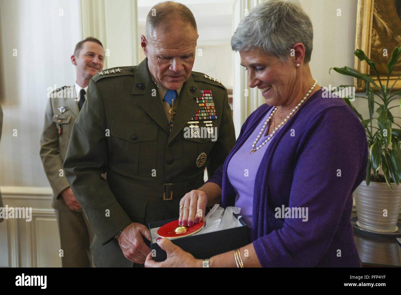 Commandant of the Marine Corps Gen. Robert B. Neller and wife, D’Arcy ...