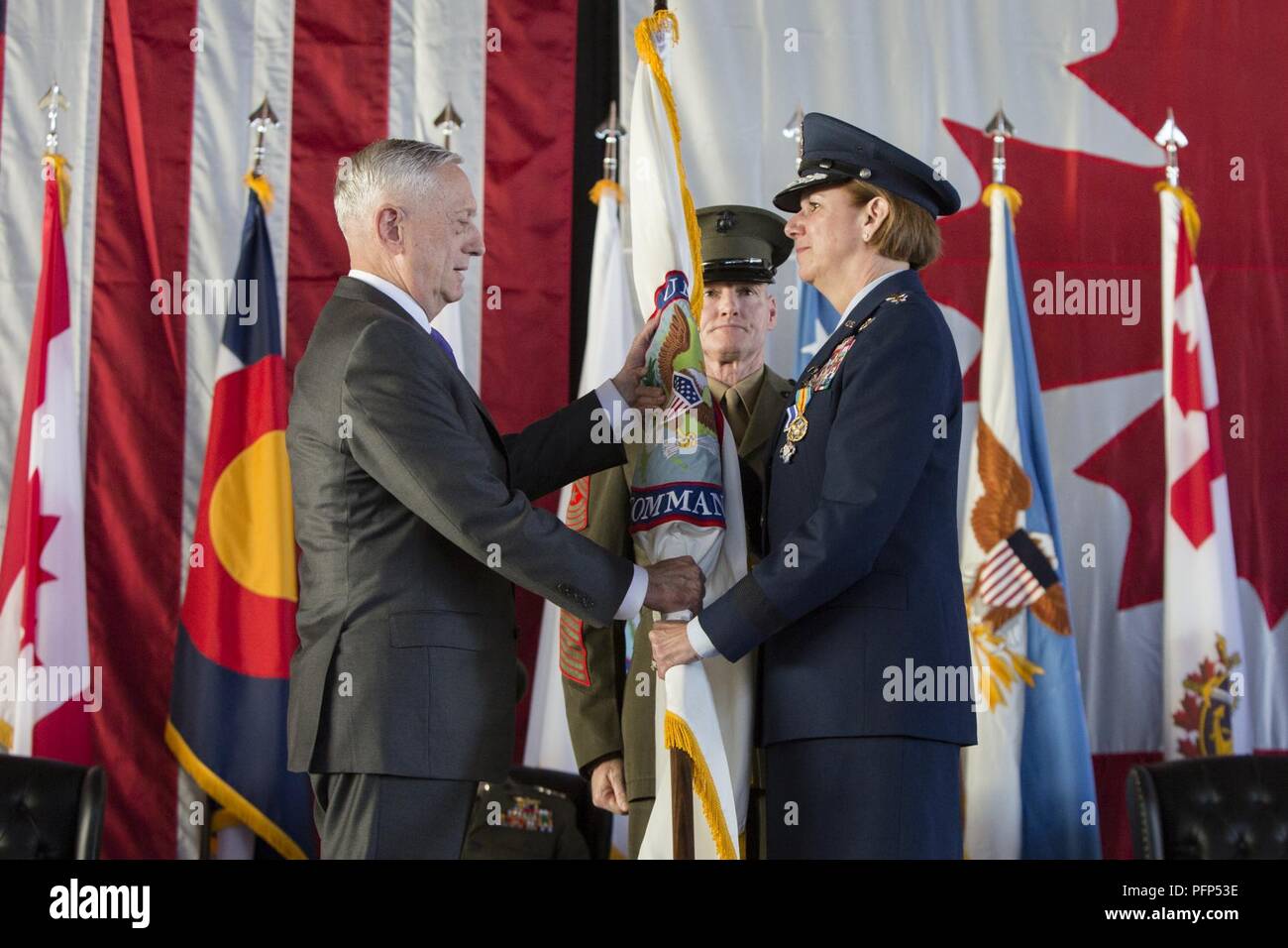 Norad and usnorthcom change of command hi-res stock photography and ...