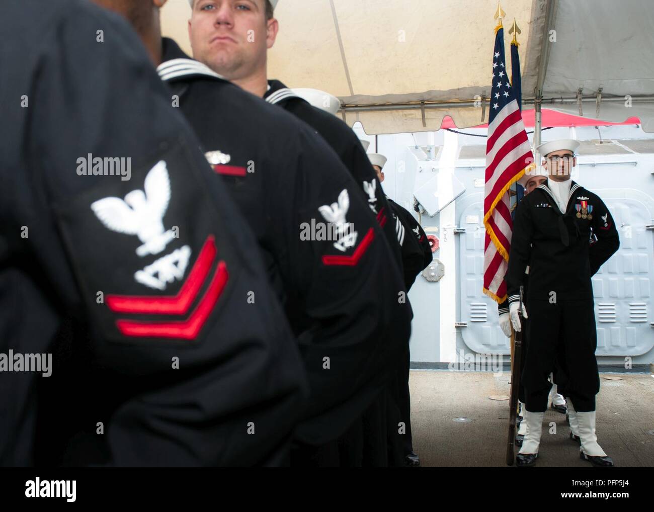 EVERETT, Wash. (May 24, 2018) The Arleigh Burke-class guided-missile ...
