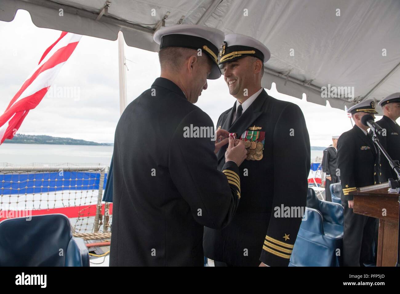 Everett, Wash. (May 24, 2018) Captain William R. Daly, commander ...