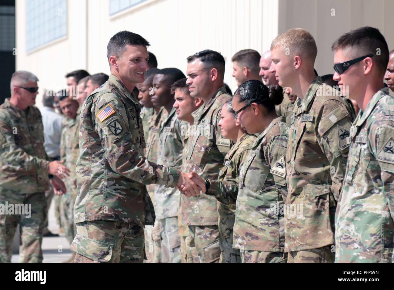 Col. Jay Hopkins, commander of the 1st Armored Division Combat Aviation ...