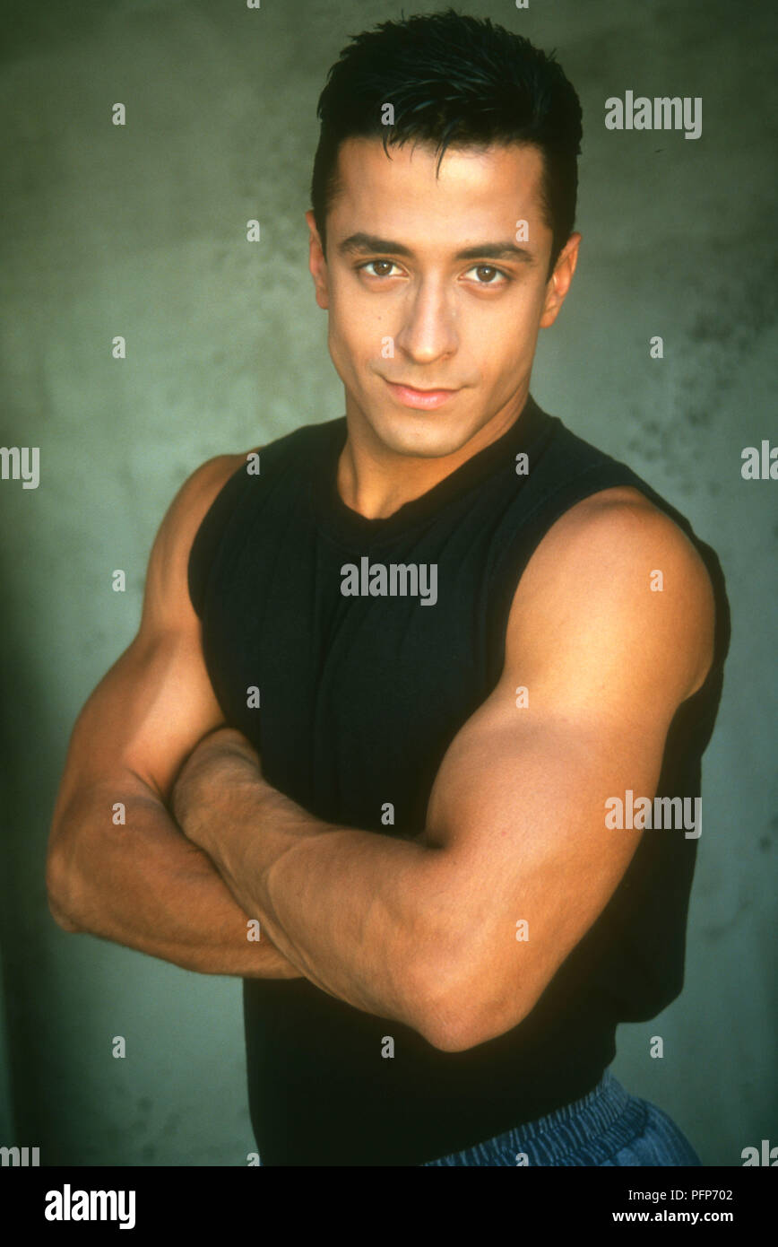 LOS ANGELES, CA - JULY 20: (EXCLUSIVE) Actor/model Kevin Meskin poses ...
