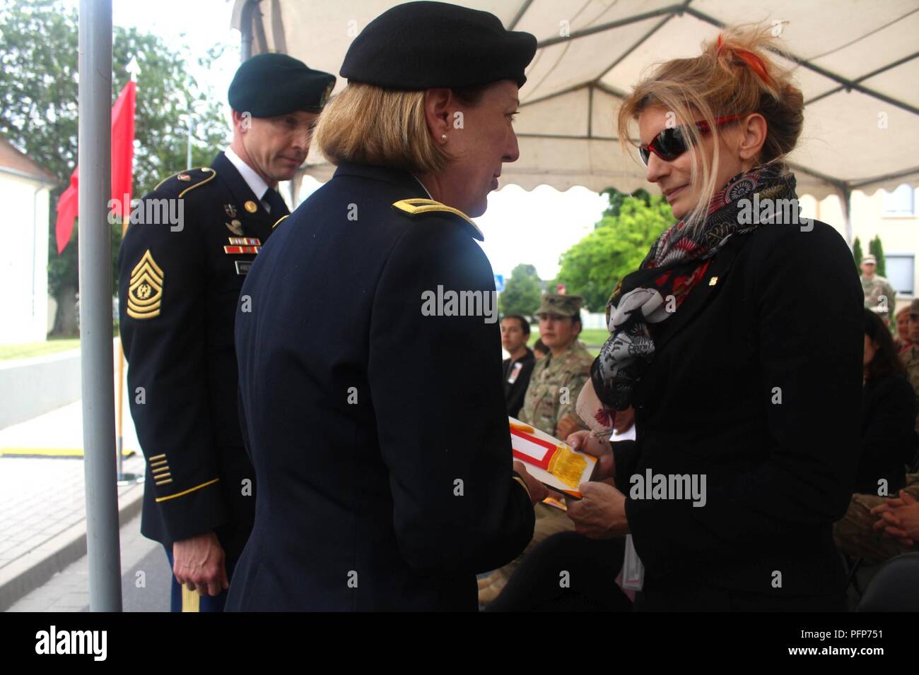 Brigadier General Kate Leahy, Deputy Commanding General for ...
