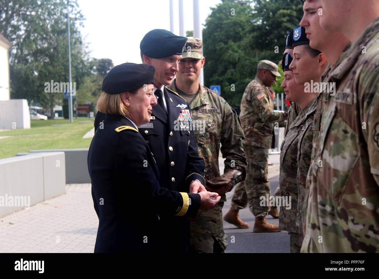 Brigadier General Kate Leahy, Deputy Commanding General for ...
