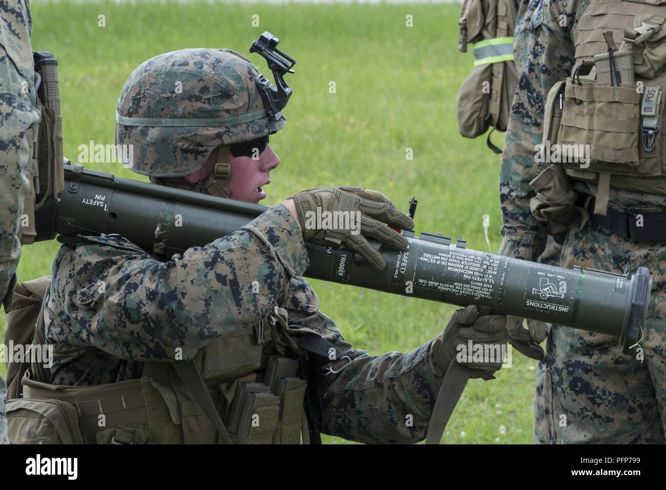 U.S. Marines with 1st Battalion, 8th Marine Regiment, 2nd Marine ...