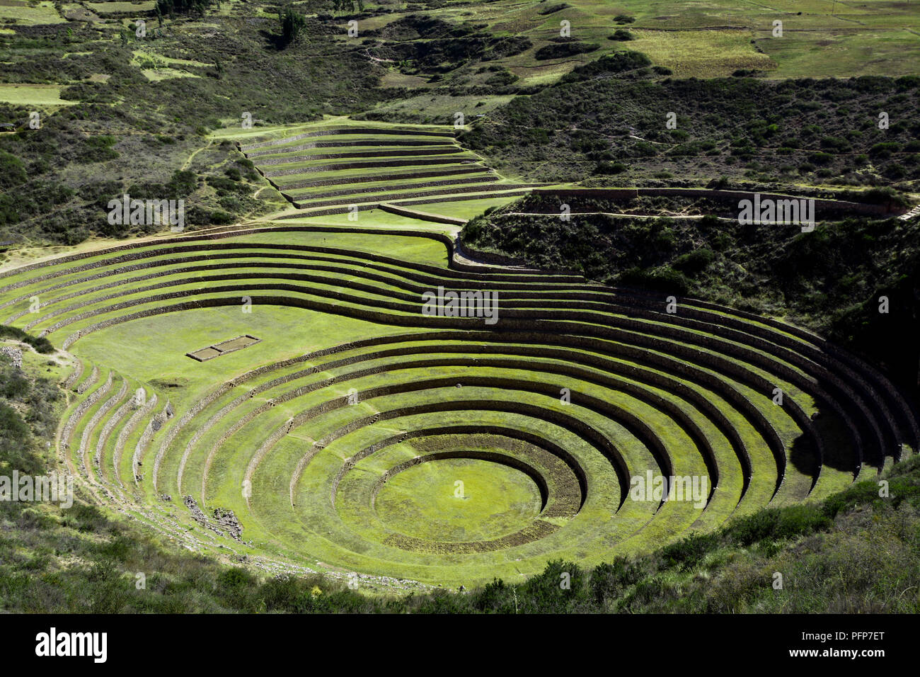 Moray, Sacred Valley, Peru Stock Photo - Alamy