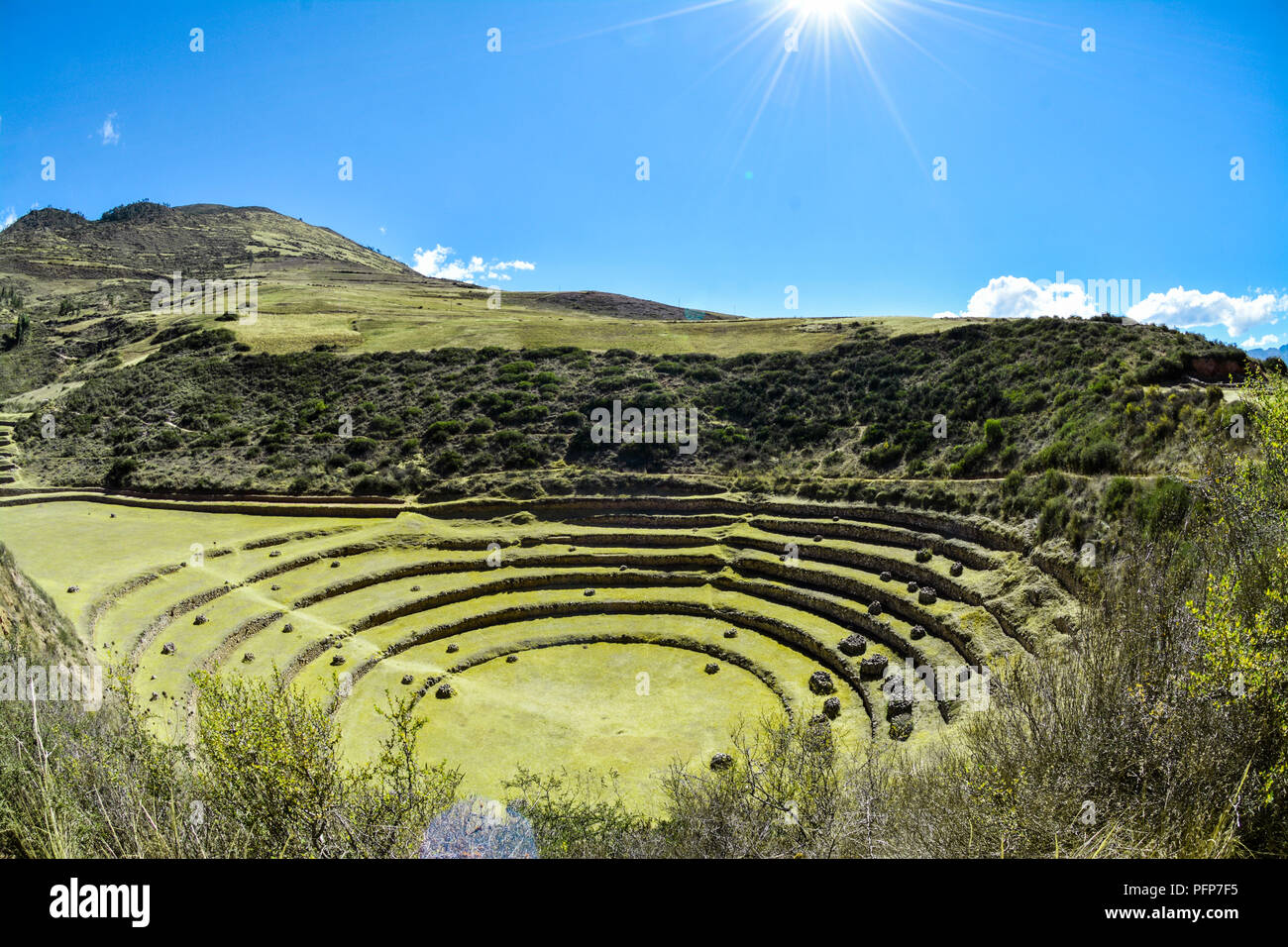 Moray, Sacred Valley, Peru Stock Photo - Alamy