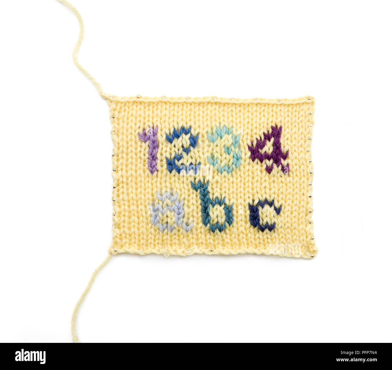 Knitted alphabet hi-res stock photography and images - Alamy