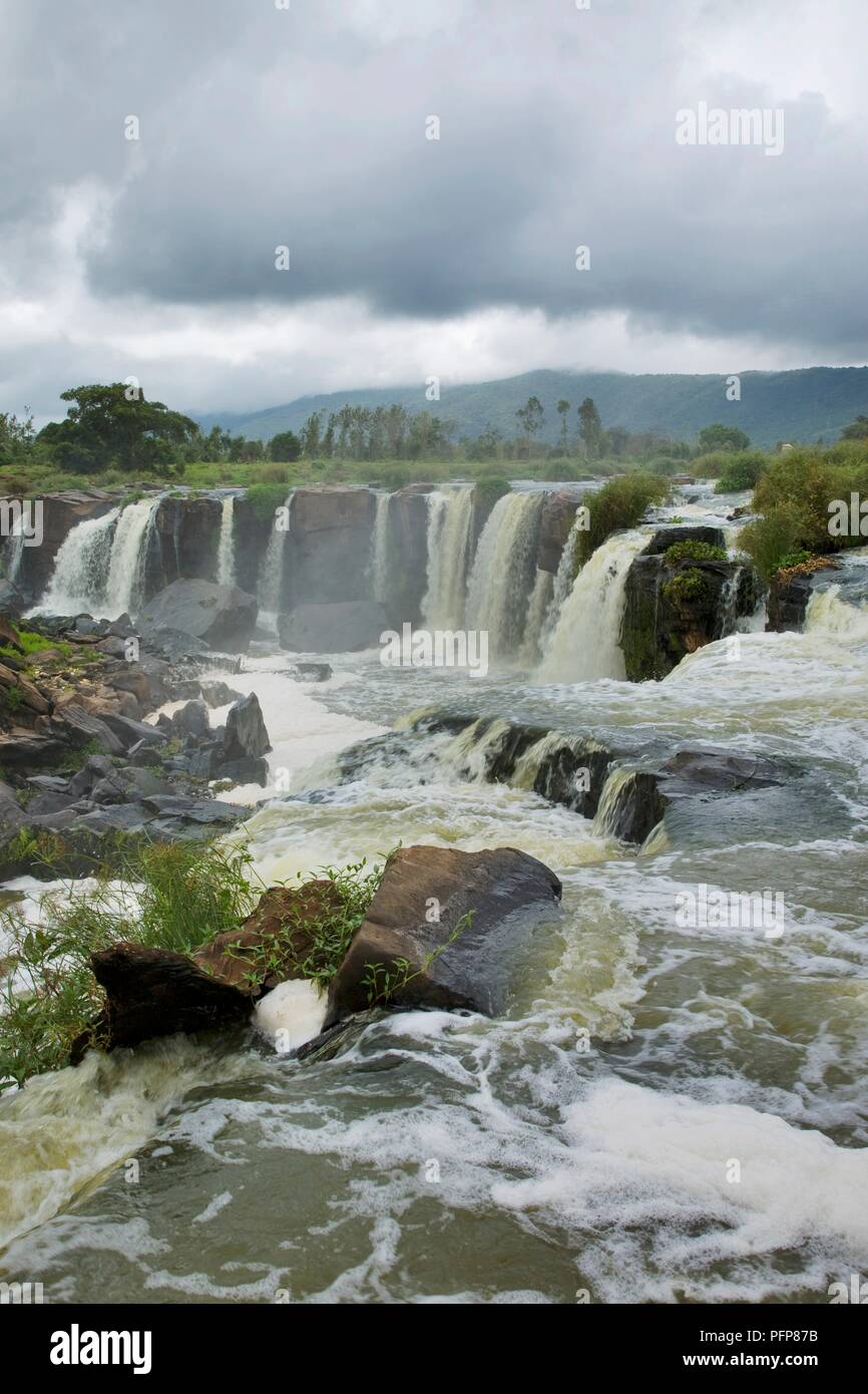 Kenya, near Thika, Fourteen Falls, waterfalls Stock Photo - Alamy