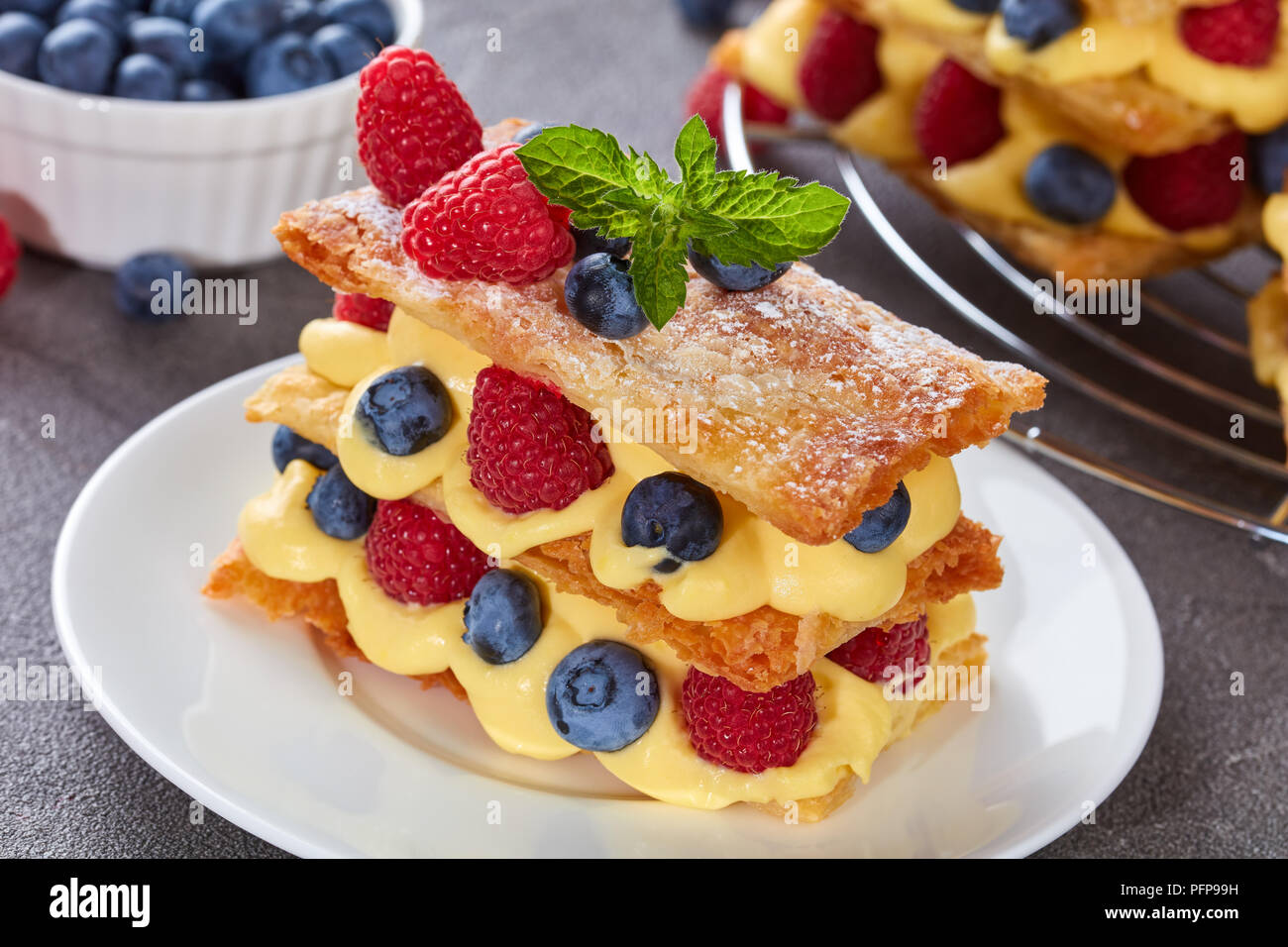 Mille feuille napoleon hi-res stock photography and images - Alamy