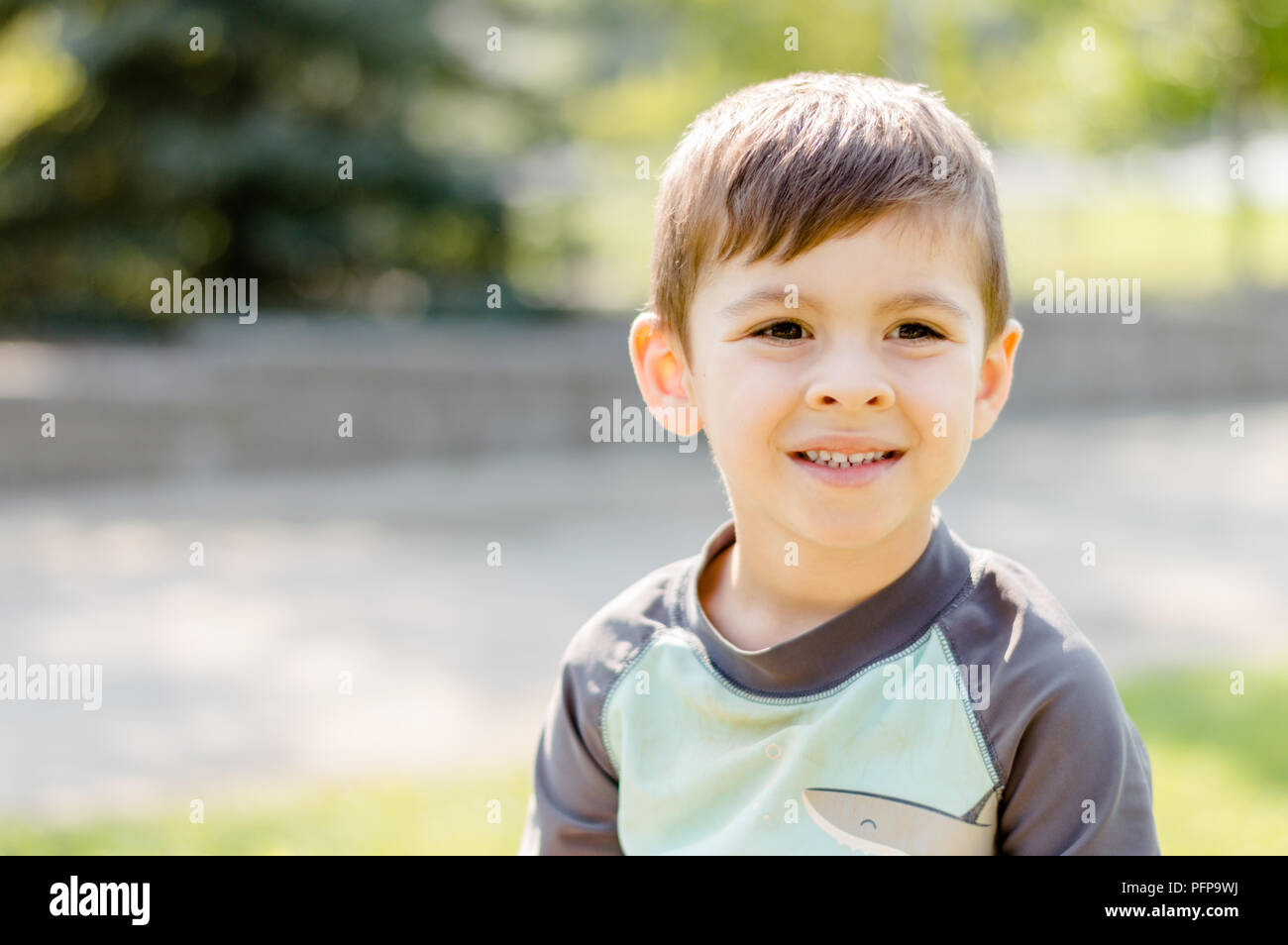 Toddler boy smiling Stock Photo - Alamy