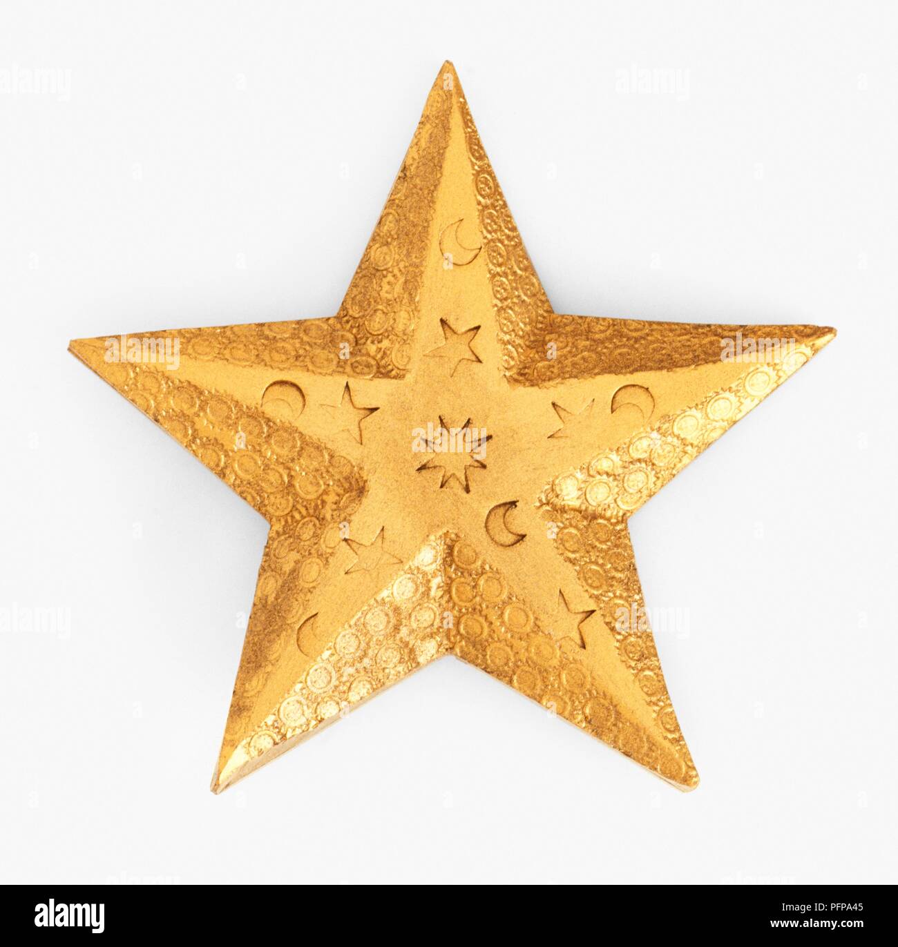 Gold star, close-up Stock Photo - Alamy