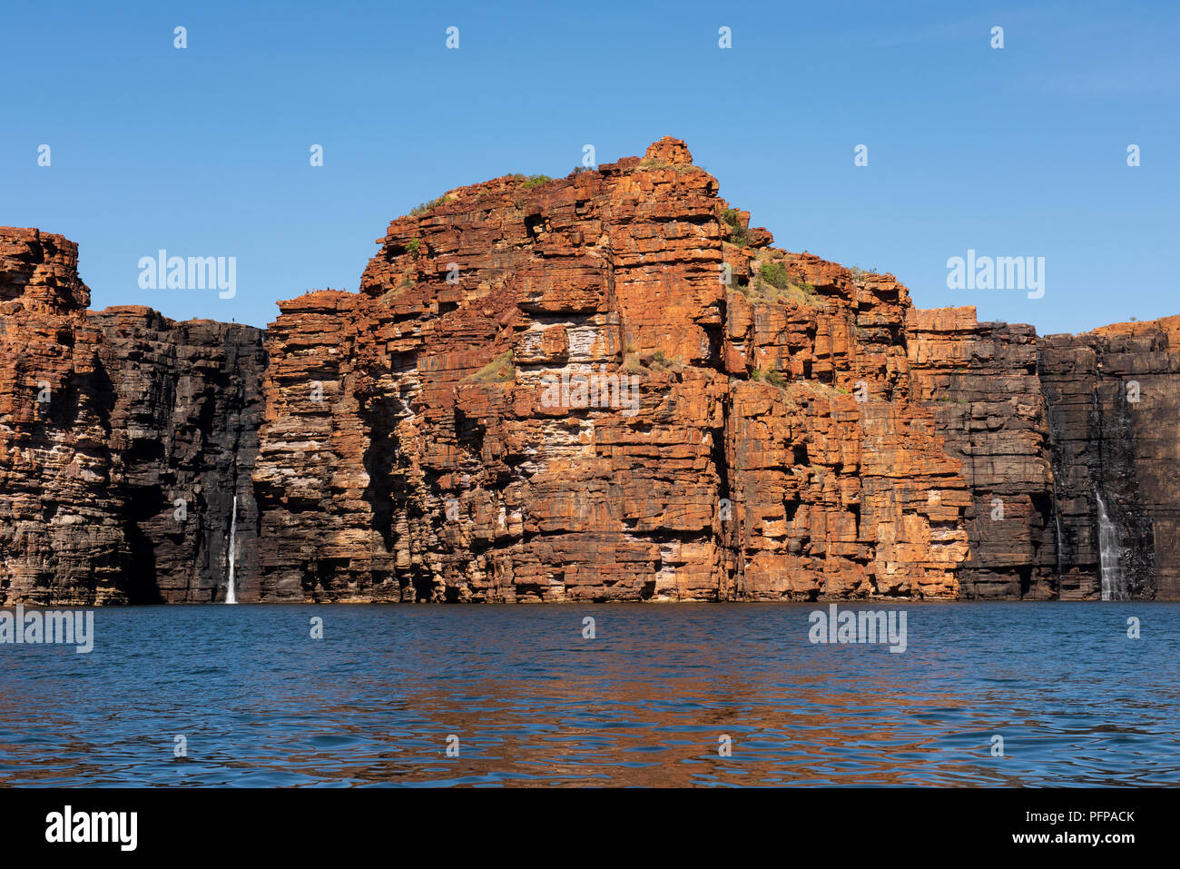 Australia, Western Australia, King George River. King George Falls ...
