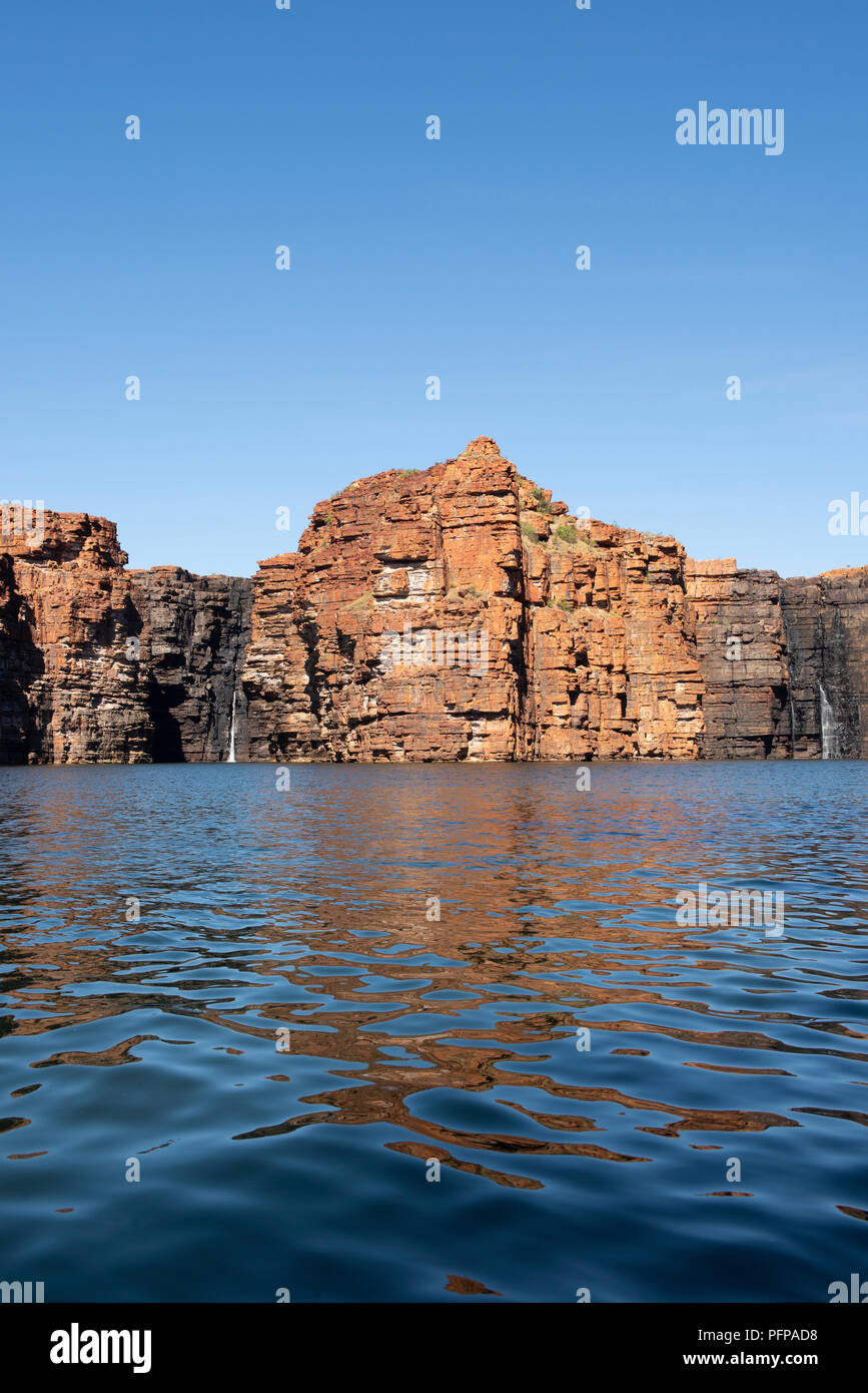 Australia, Western Australia, King George River. King George Falls ...