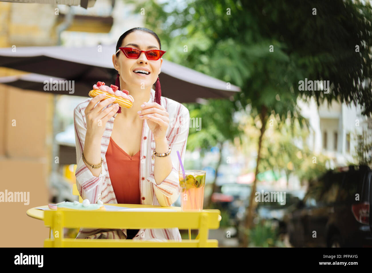 Tasty visitor hi-res stock photography and images - Alamy